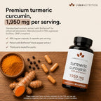 natural turmeric tea supplement capsules