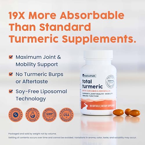Natural turmeric tea supplement