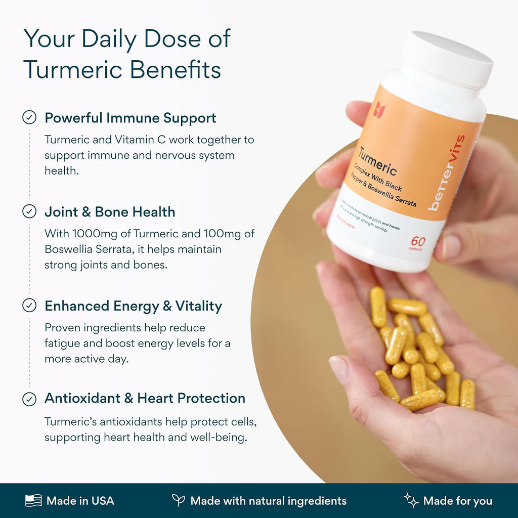 Natural turmeric tea supplement
