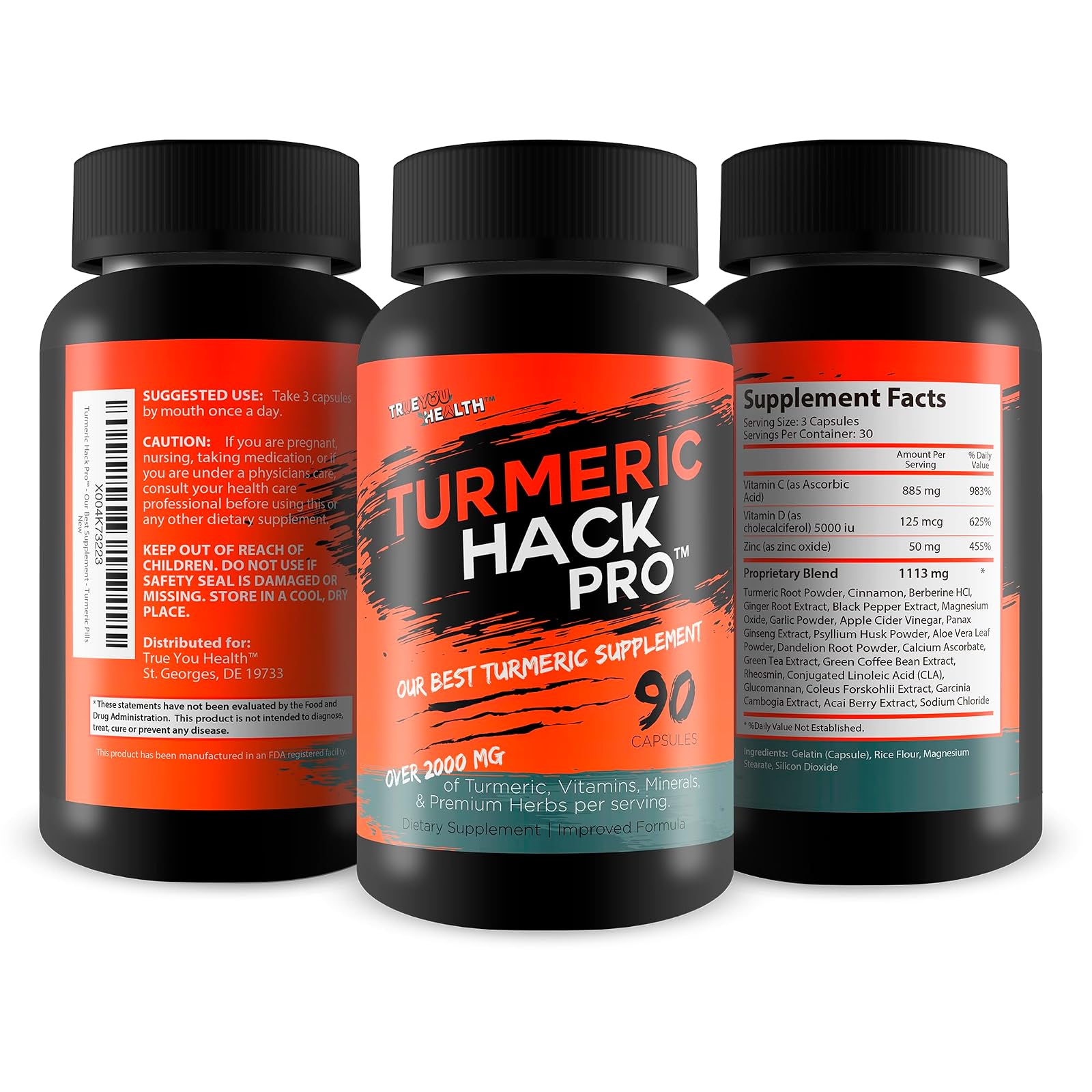 natural turmeric tea supplement
