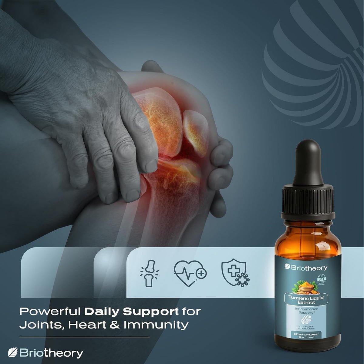 Natural turmeric tincture for inflammation
