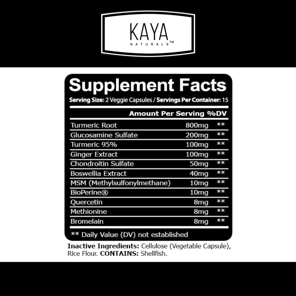 natural turmeric with Bioperine benefits