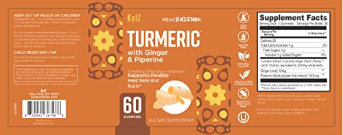 Natural turmeric with black pepper