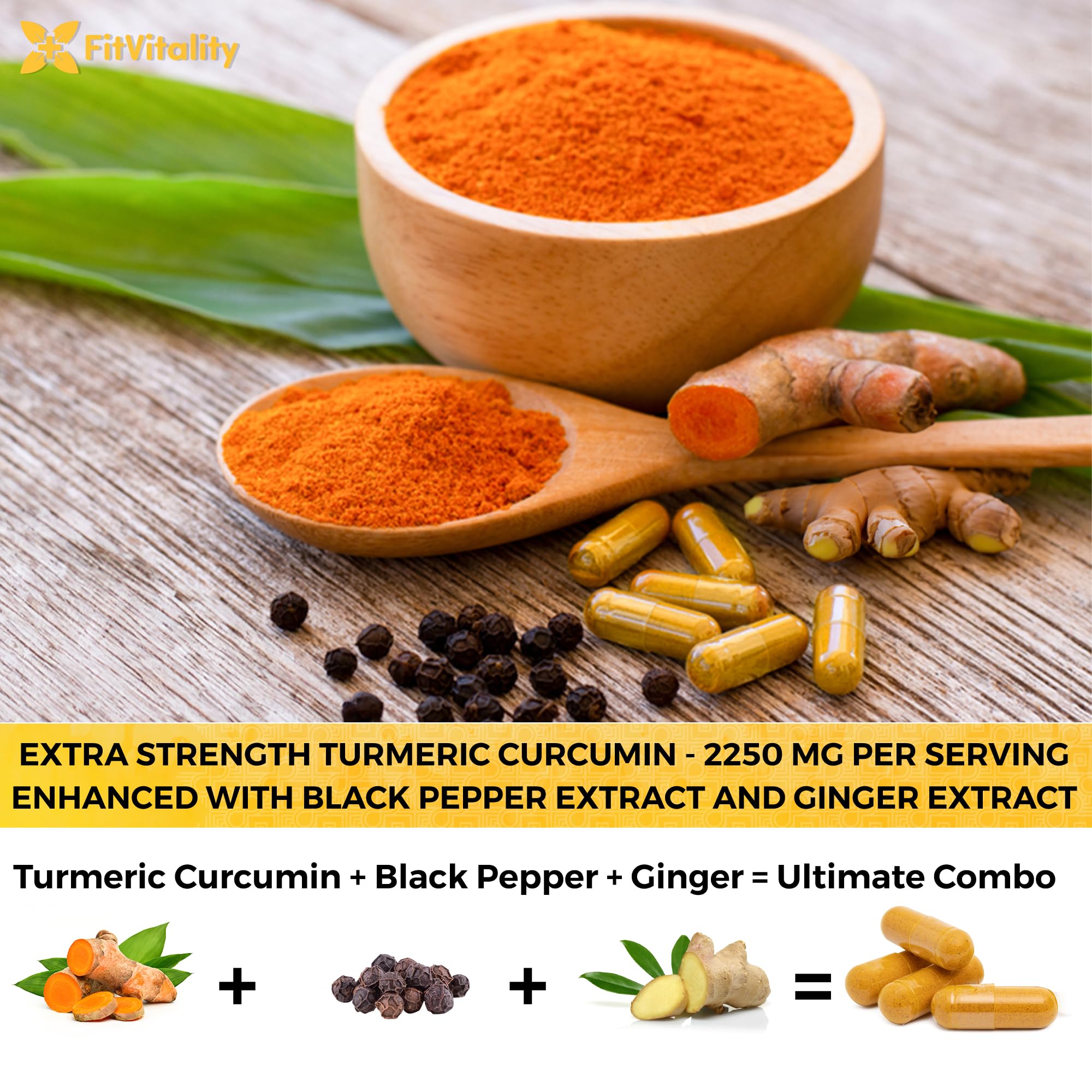 natural turmeric with black pepper
