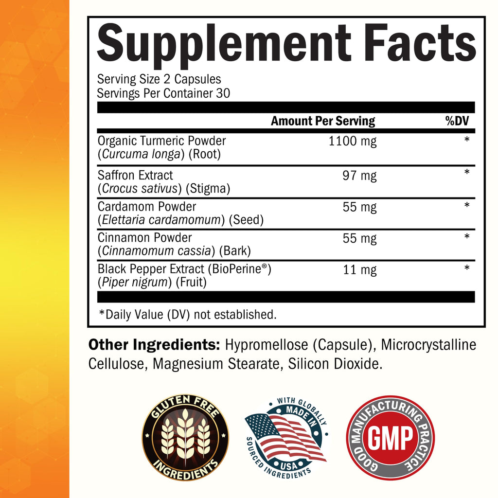 natural turmeric with cardamom extract