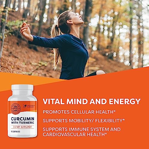 natural turmeric with curcumin capsules