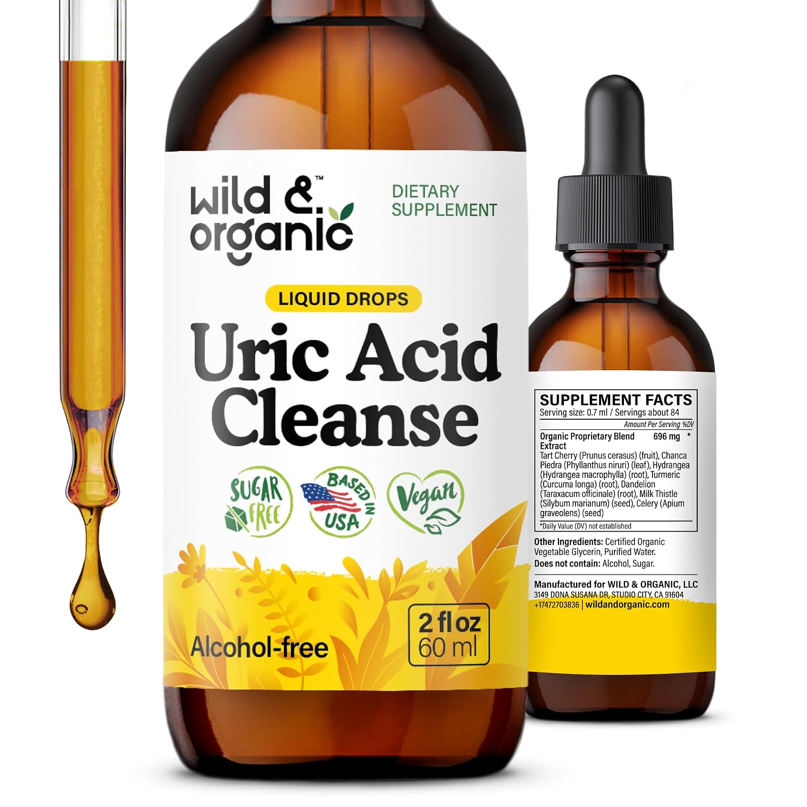 natural uric acid cleanse drops