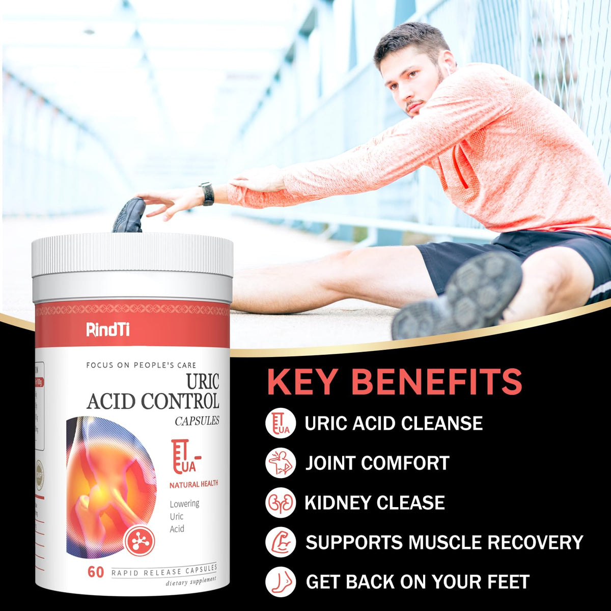 natural uric acid relief supplement