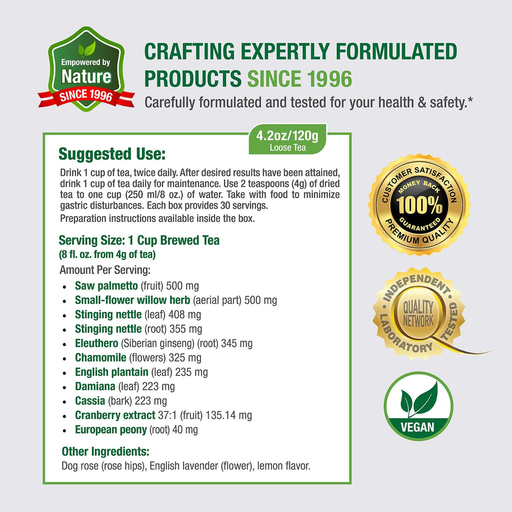 natural urinary support tea blend