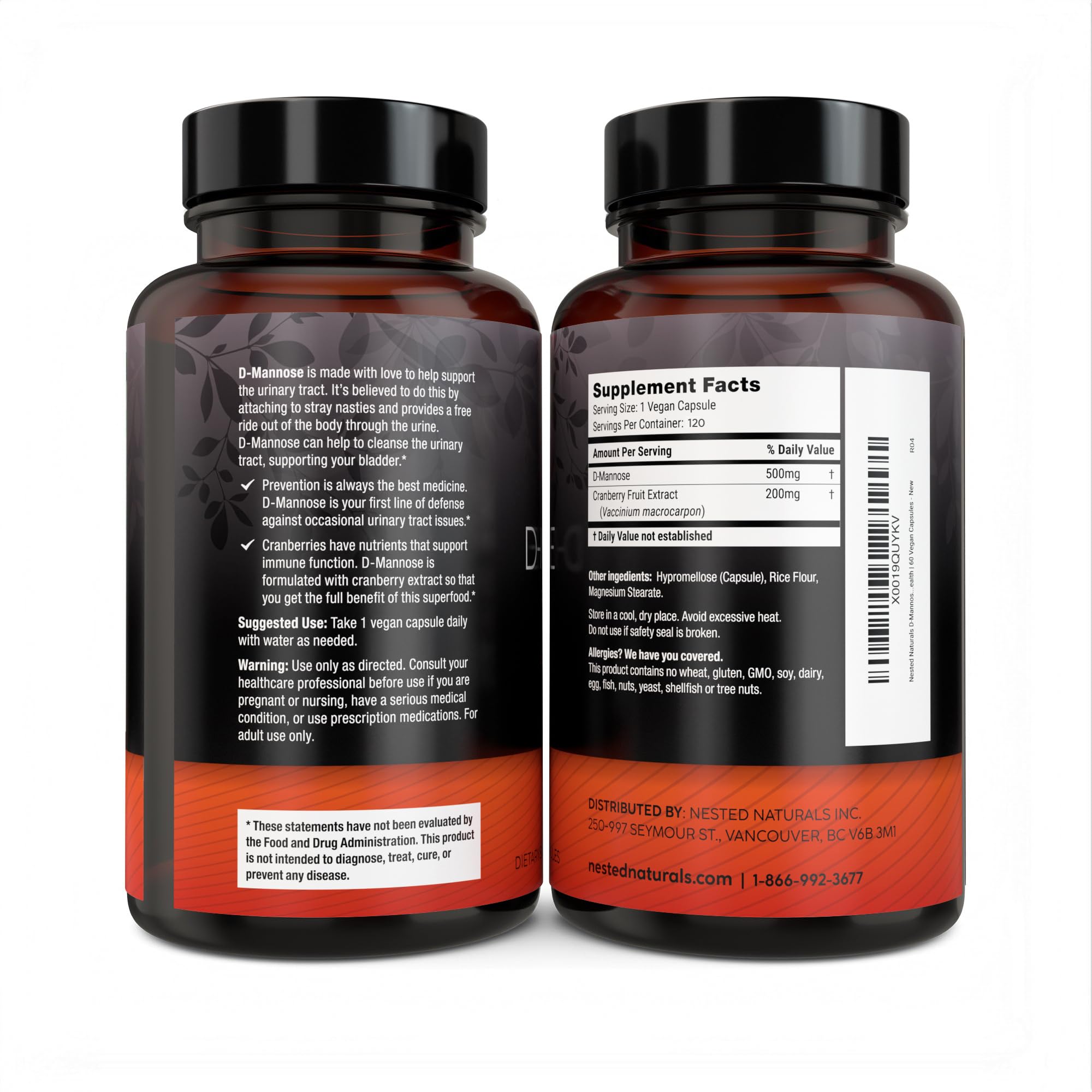 Natural urinary support with D-Mannose