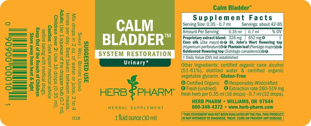 Natural urinary system support supplement