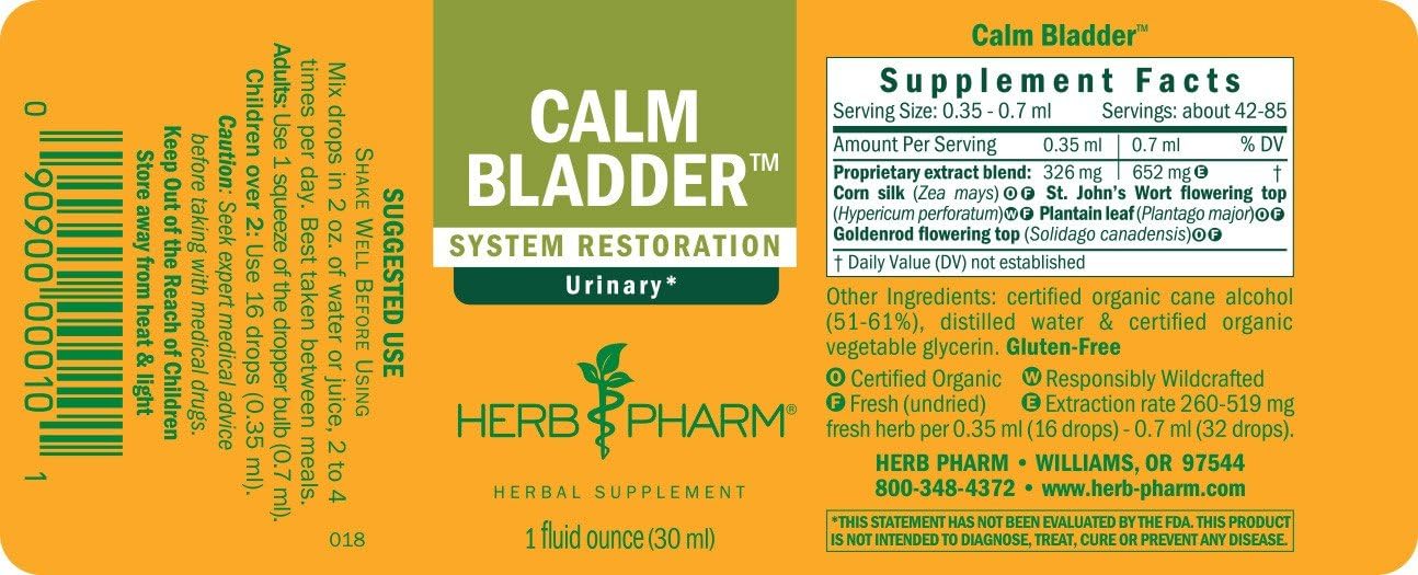 Natural urinary system support supplement