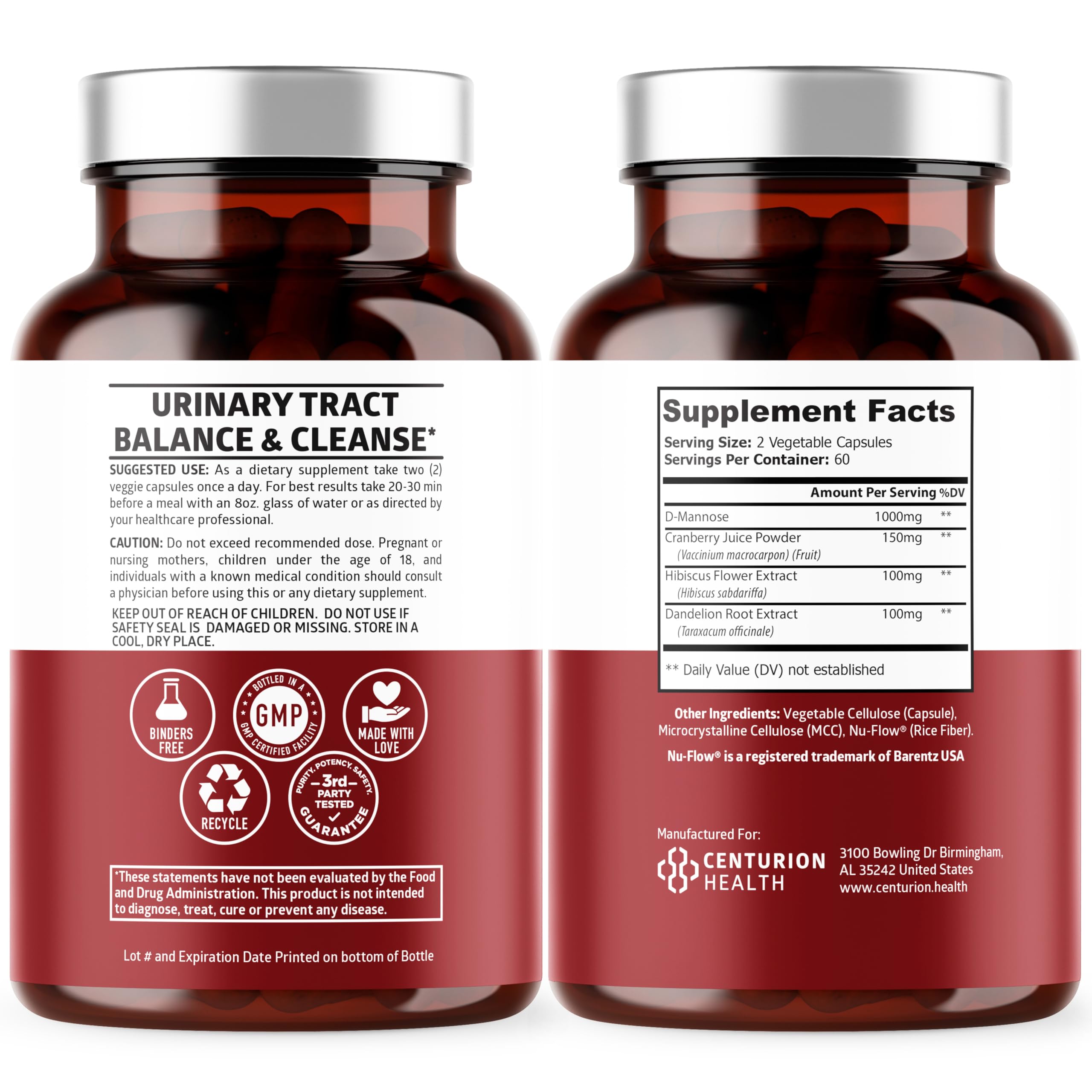 Natural urinary tract health solution