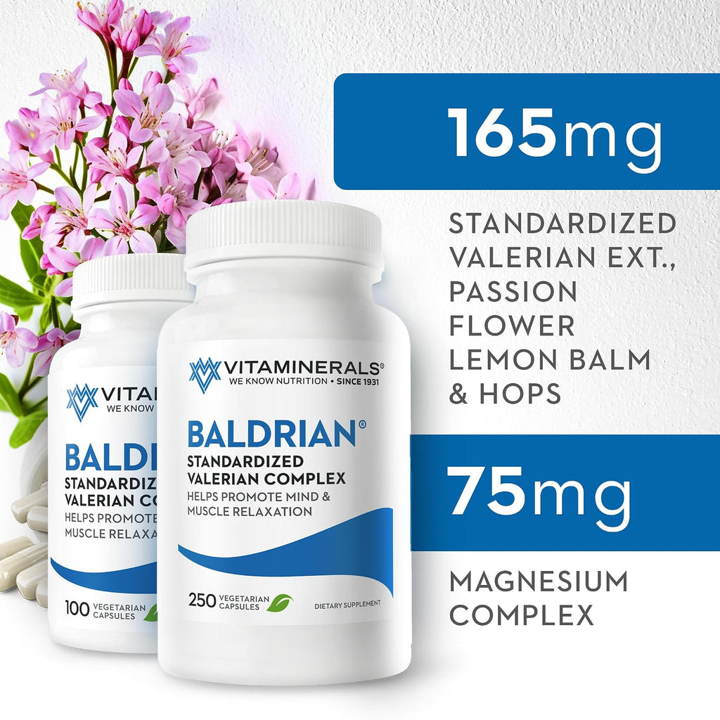 natural valerian capsules for relaxation