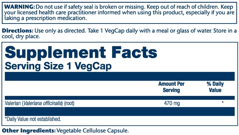natural valerian capsules for sleep support