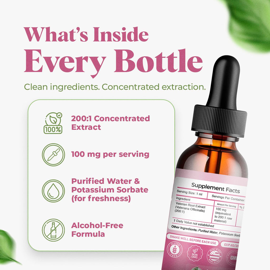 natural valerian drops for anxiety