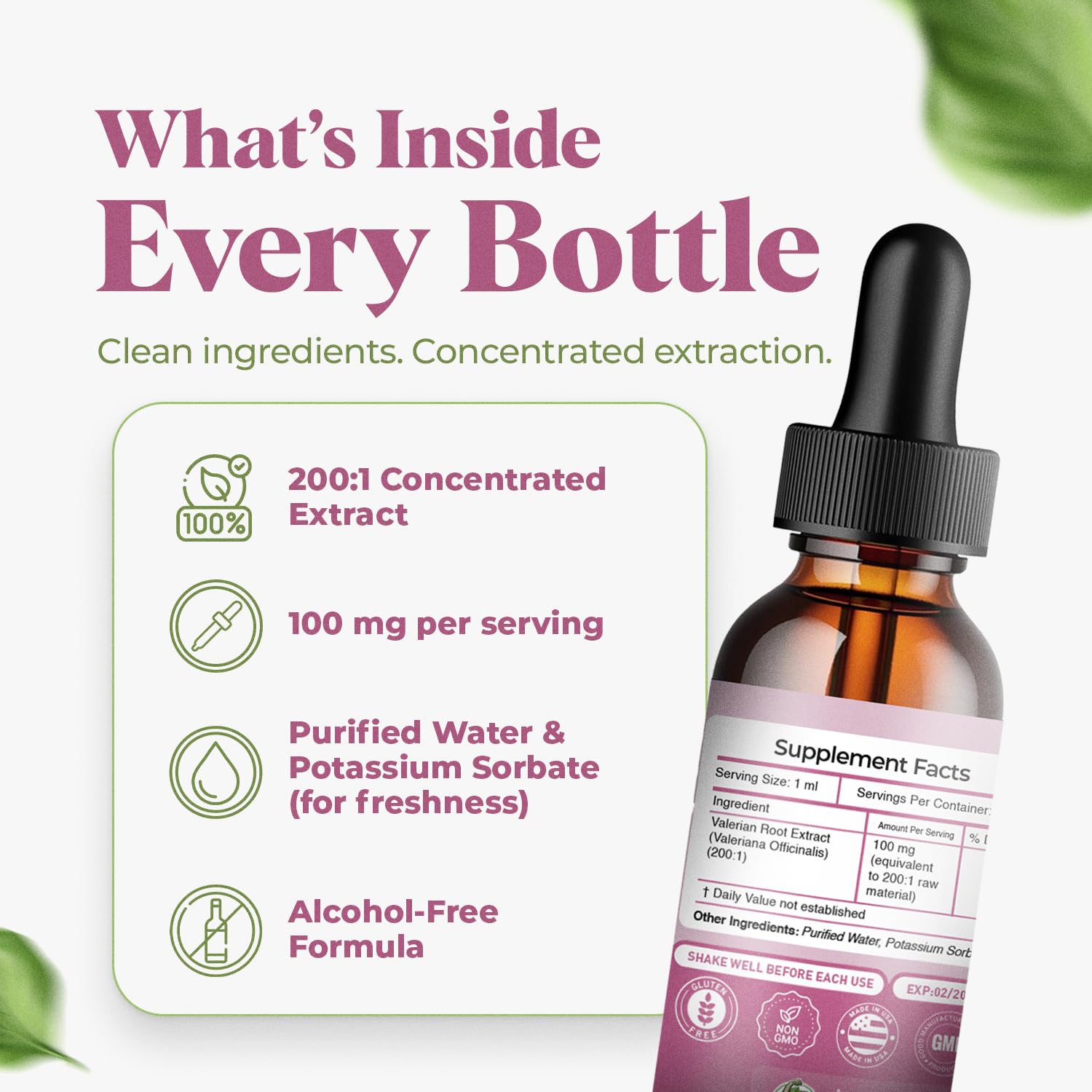 natural valerian drops for anxiety