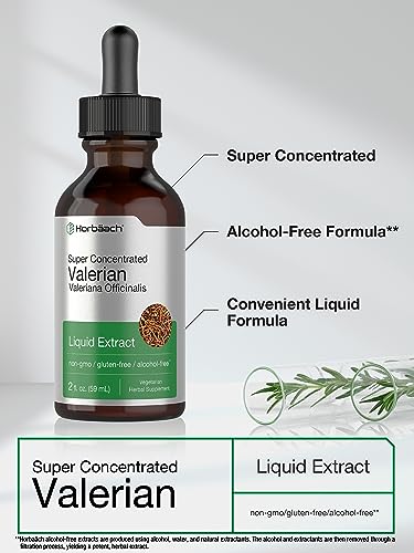 natural valerian drops for calming effects