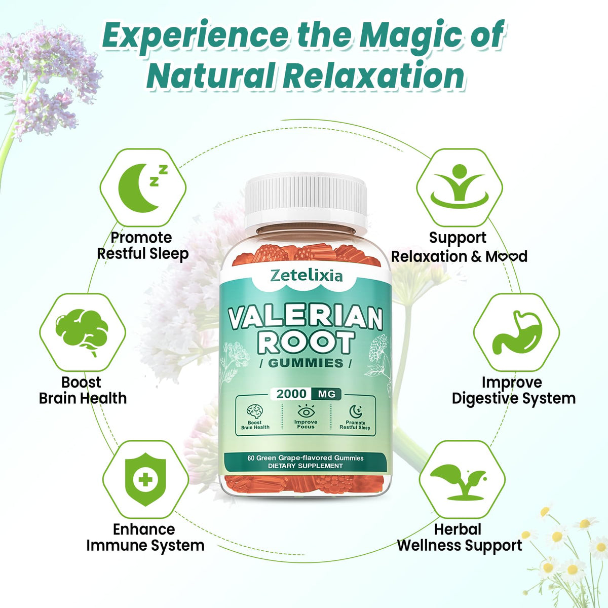 natural valerian gummies for relaxation