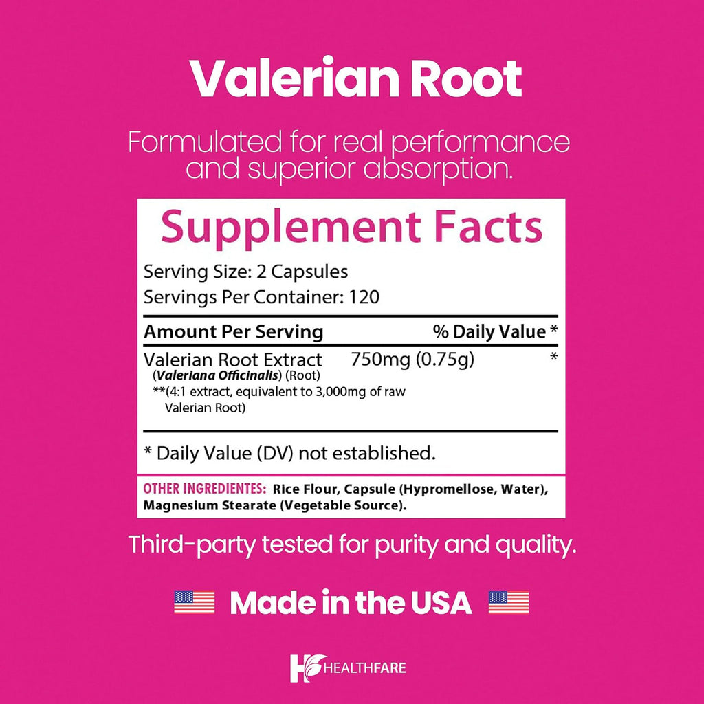 natural valerian root anxiety relief