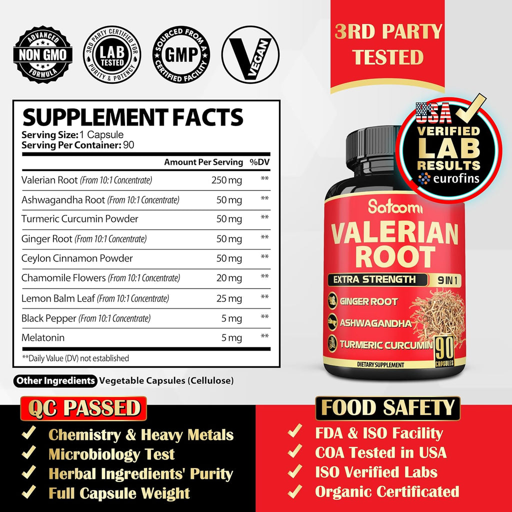 natural valerian root capsules for relaxation