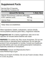 natural valerian root relaxation capsules