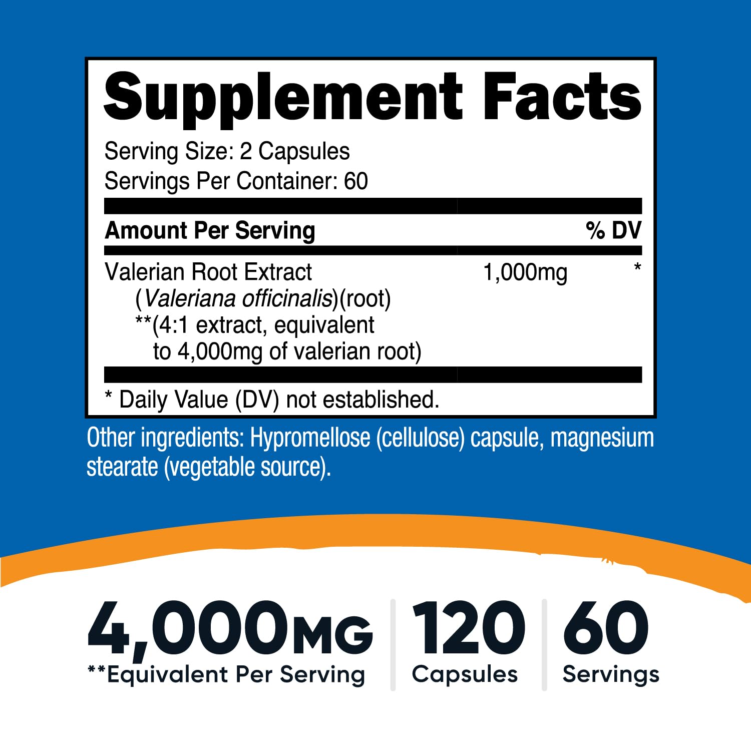 natural valerian root supplement