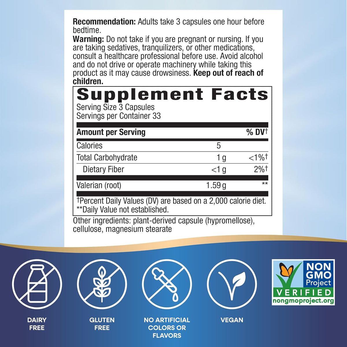 natural valerian root supplement