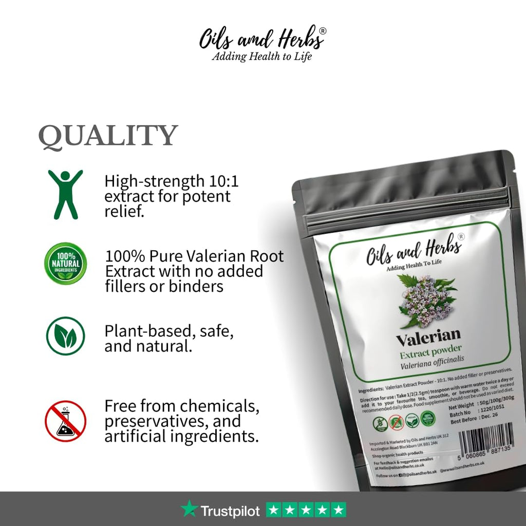 natural valerian supplement for stress relief