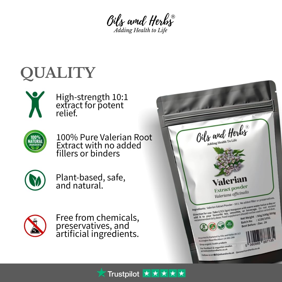 natural valerian supplement for stress relief