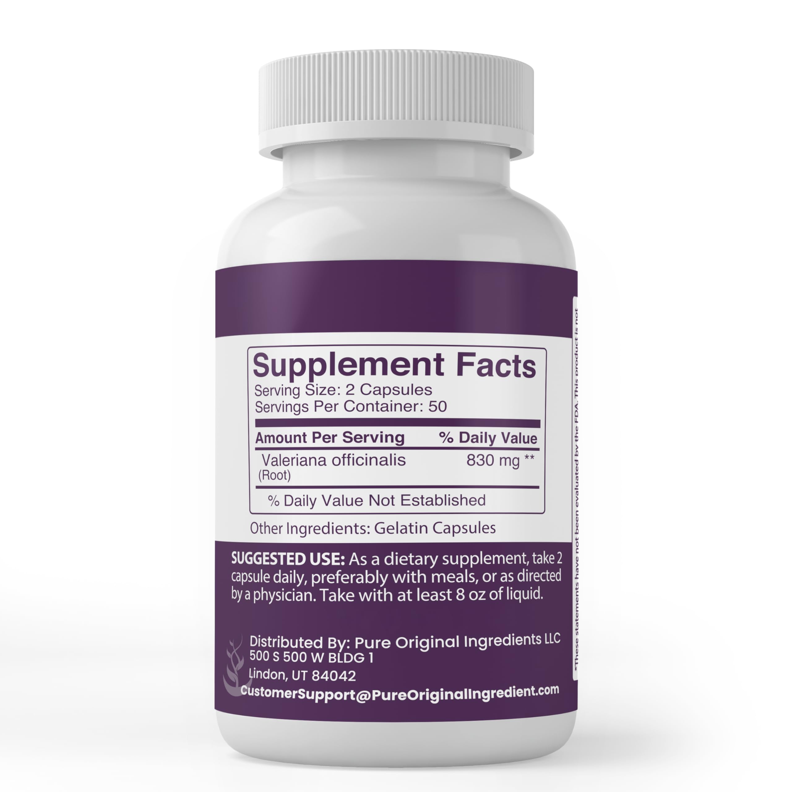 natural valerian supplement without fillers