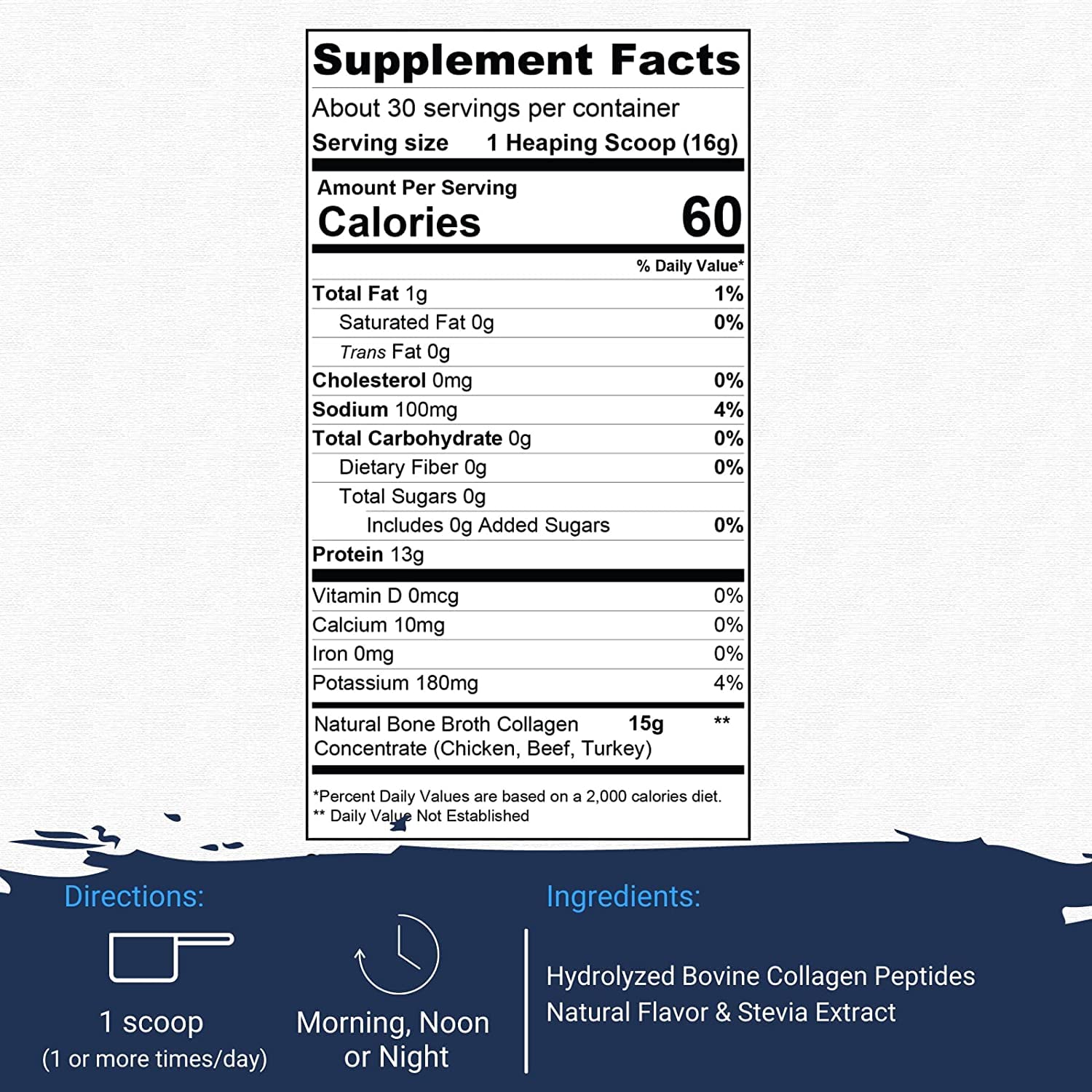 natural vanilla collagen peptides
