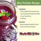 natural vanilla flavour protein powder