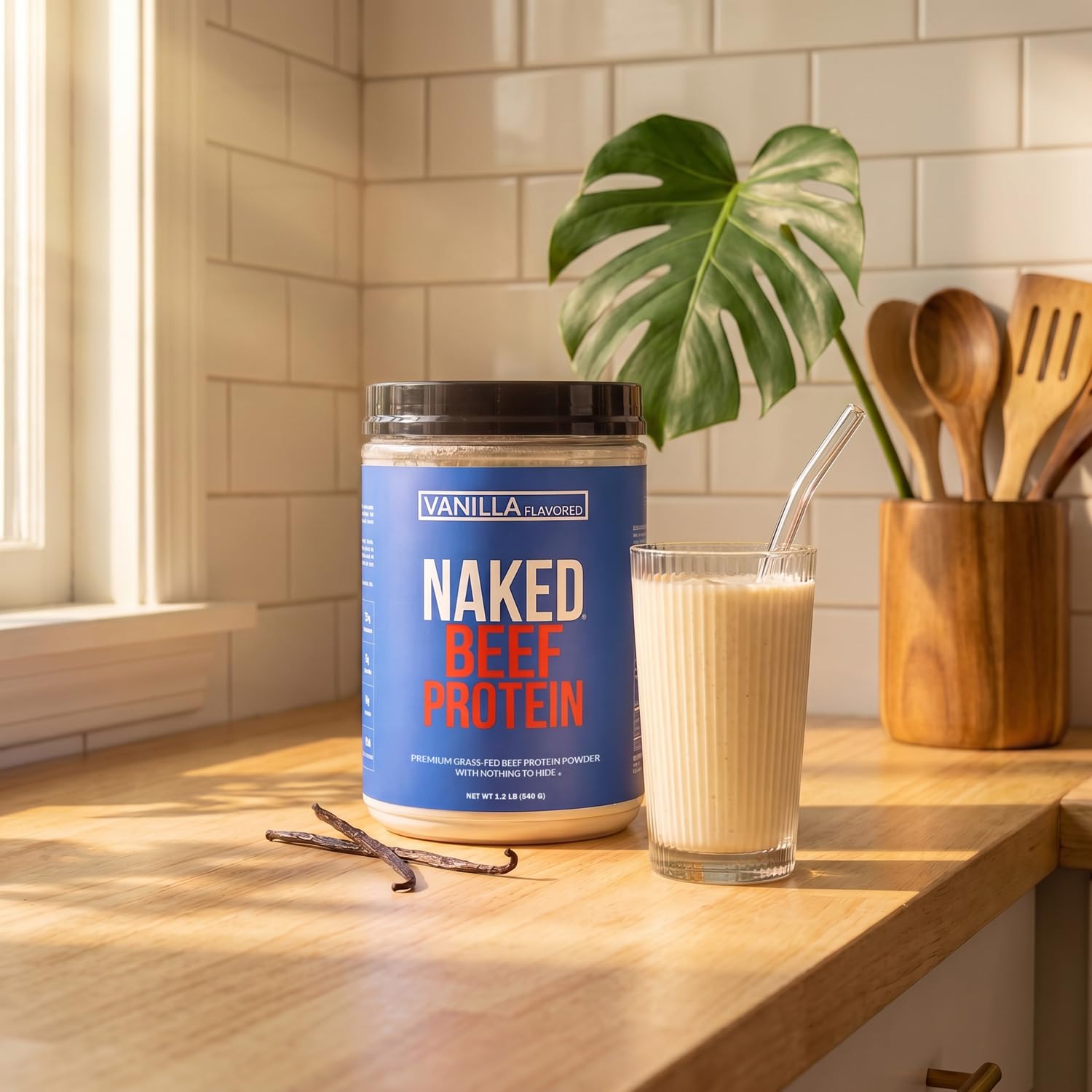 natural vanilla flavour protein powder