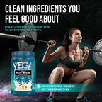Natural vanilla flavour protein supplement