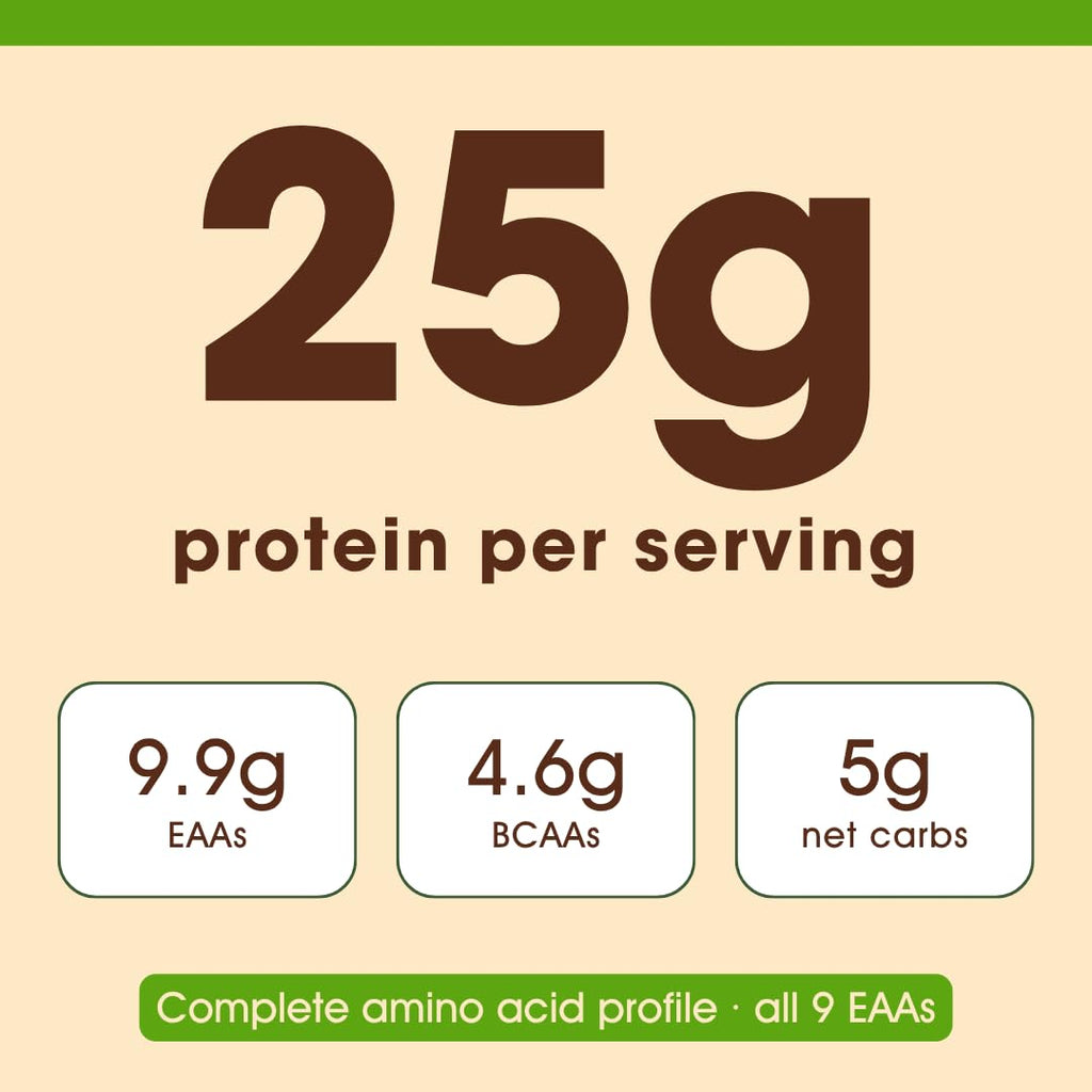 natural vanilla plant protein supplement