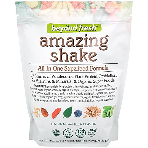 natural vanilla superfood shake mix