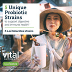Natural vegan probiotics for gut balance