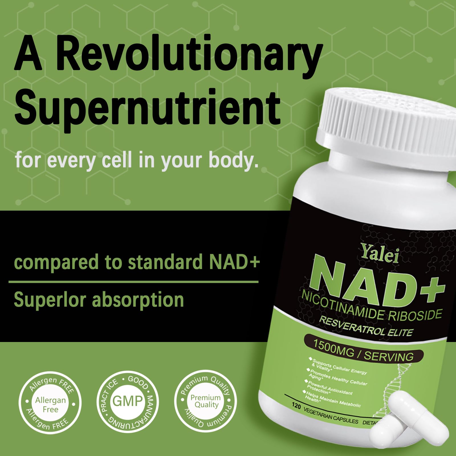 Natural veggie capsules for wellness