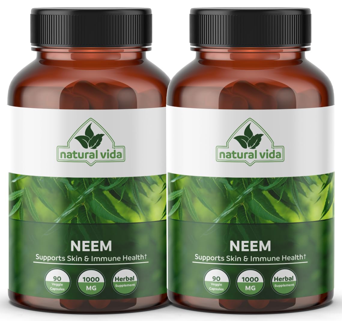 Natural Vida Neem capsules for wellness
