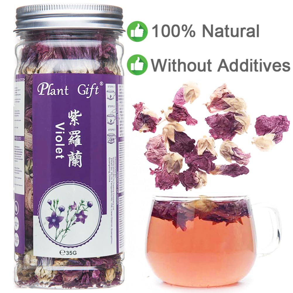 natural violet tea for wellness