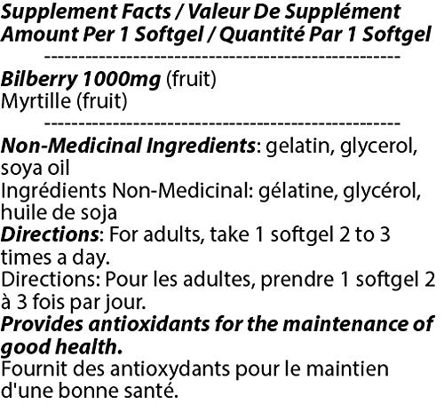 natural vision care with bilberry