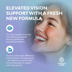 Natural vision support gummies for adults