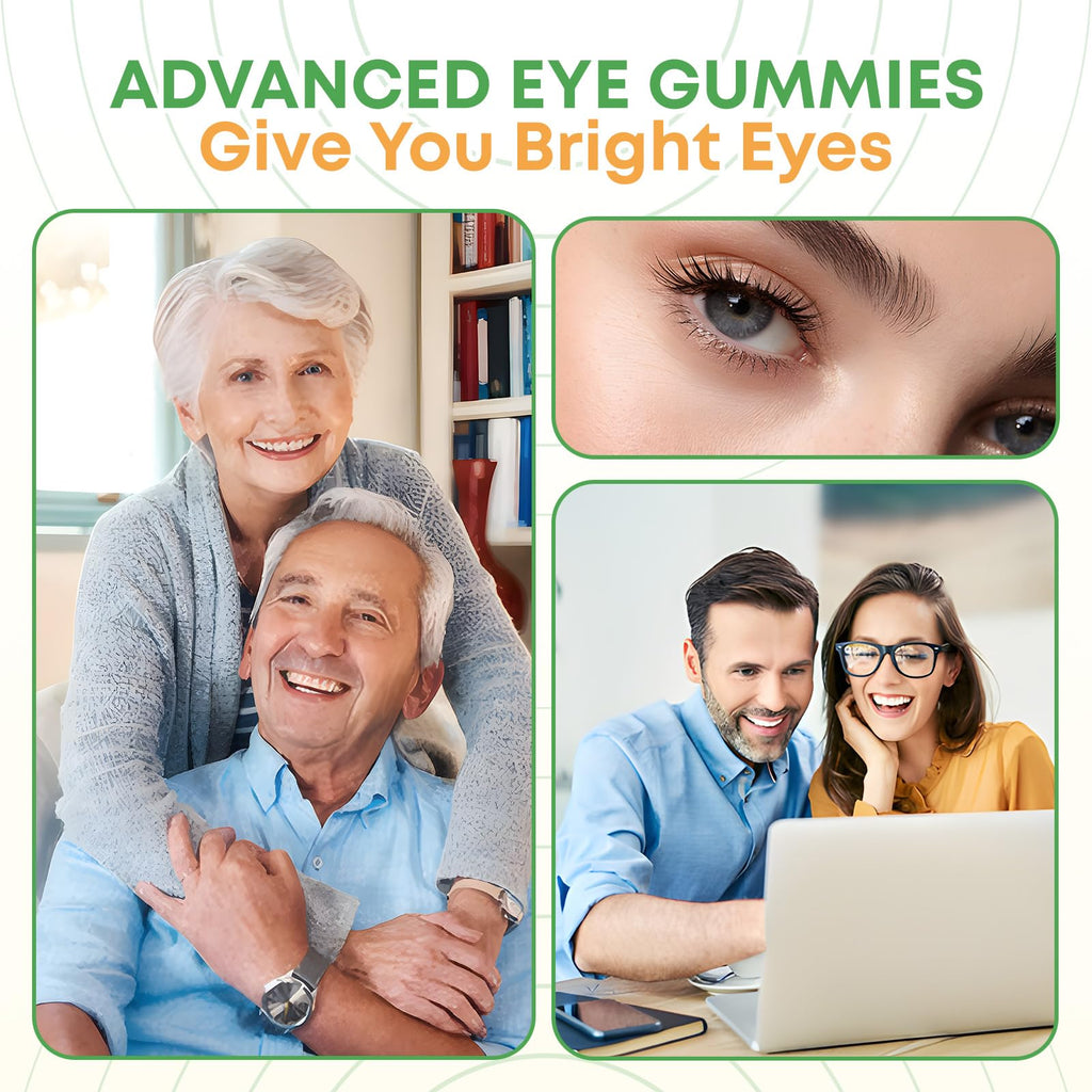 Natural vision support gummies