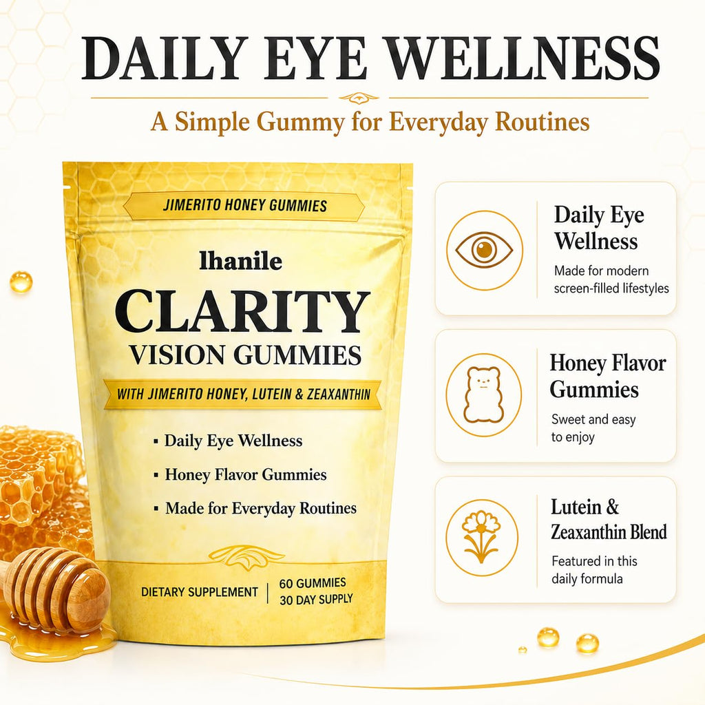 Natural vision support gummies