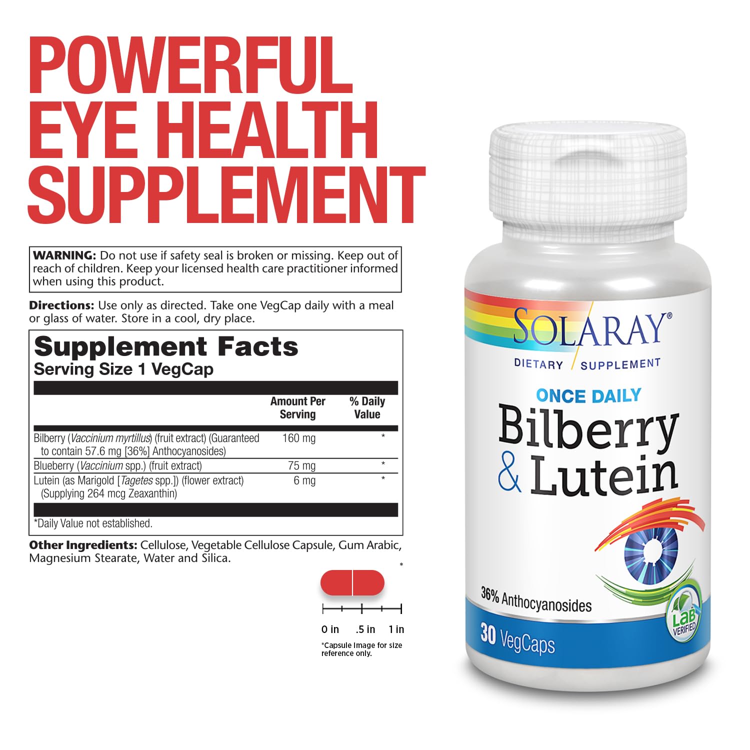 Natural vision support with lutein
