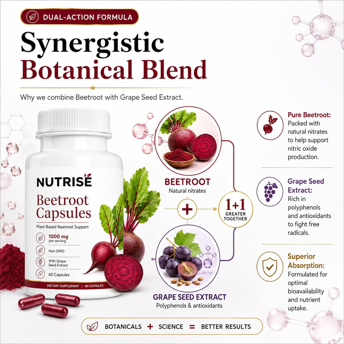Natural vitality boost with beetroot