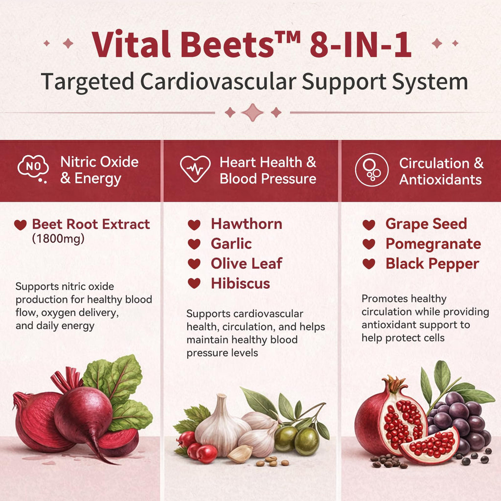 Natural vitality boost with Vital Beets