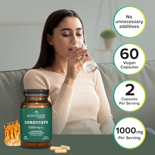 Natural vitality booster with mushrooms