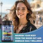 Natural vitality enhancer with sea moss